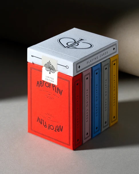 Brand (Red) Playing Cards Deck by Art Of Play - Mystery Deck Exclusive ...