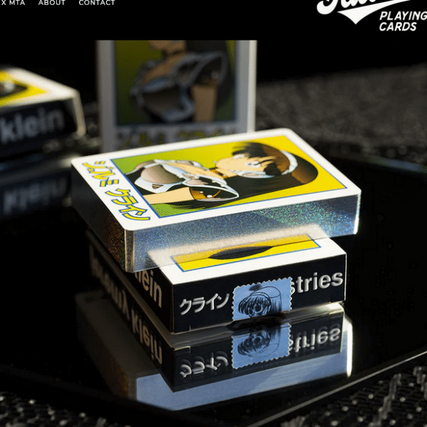 Jeremy Klein Dream Girl Playing Cards Silver Gilded Edition by Fulton ...