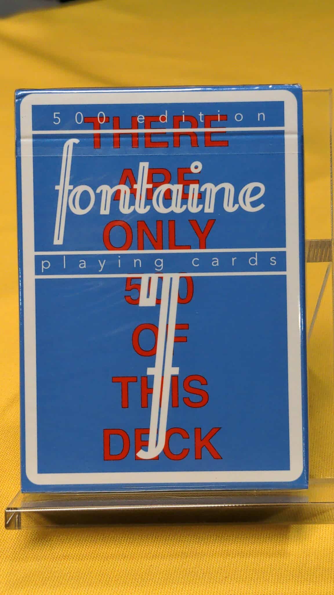 Fontaine: 500 Edition Playing Cards | X-Decks Playing Cards