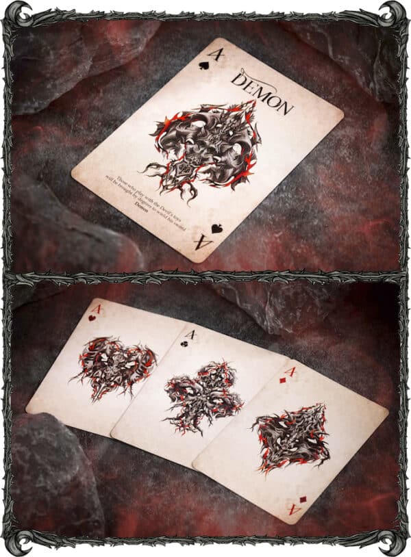 DEMON V2 Playing Cards - Return of the Bloodmoon Gigantic Edition by ...
