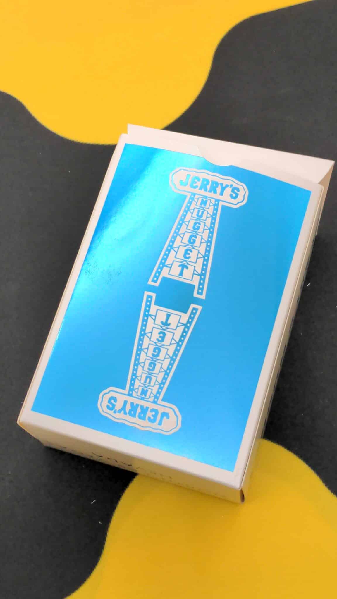 Marked Monotone (Icy Blue Foil) Jerry's Nugget Playing Cards Half Brick (Empty) | X-Decks ...
