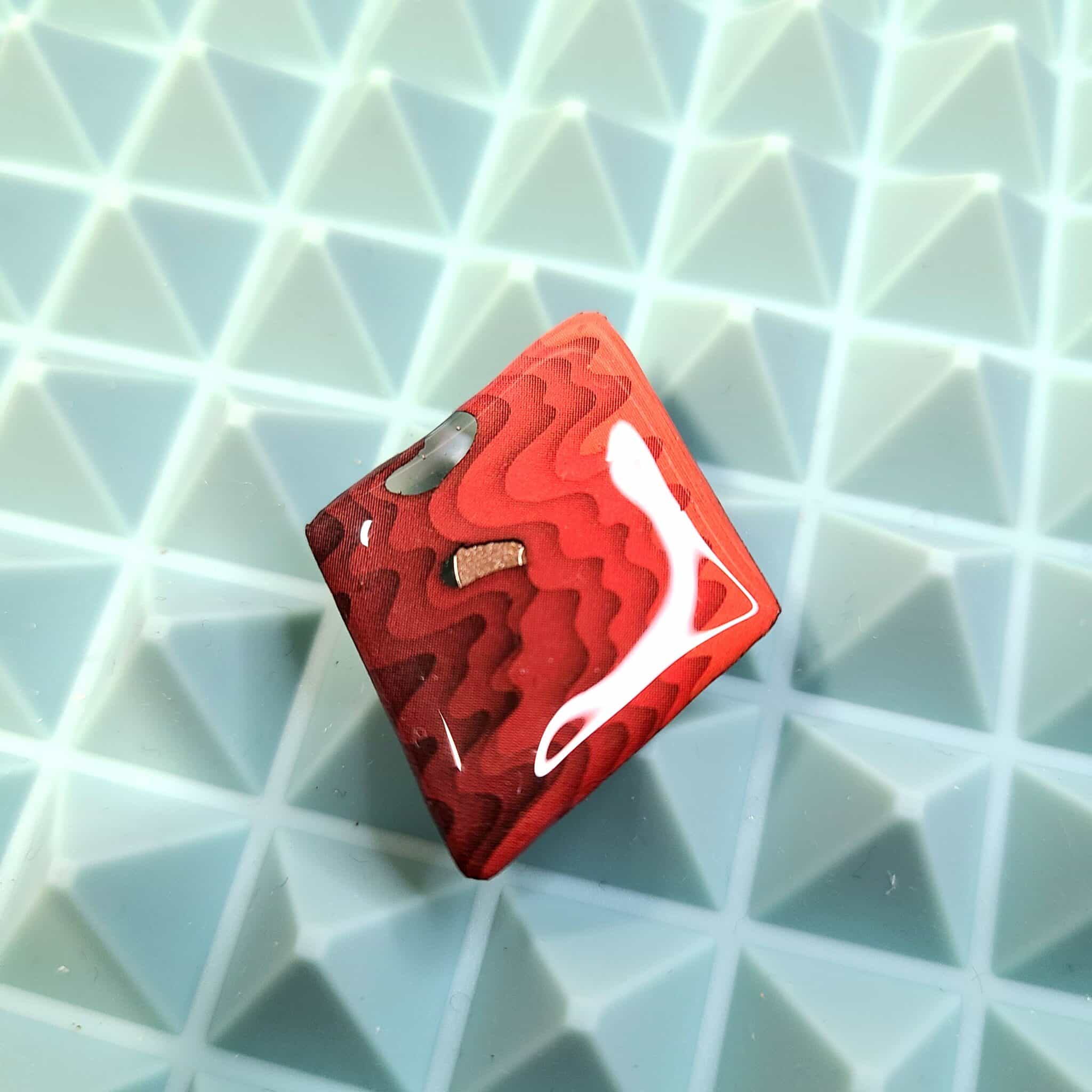 Hand Cut Playing Card Pin (Sirius B - Red Diamond) by 3Decks Designs ...