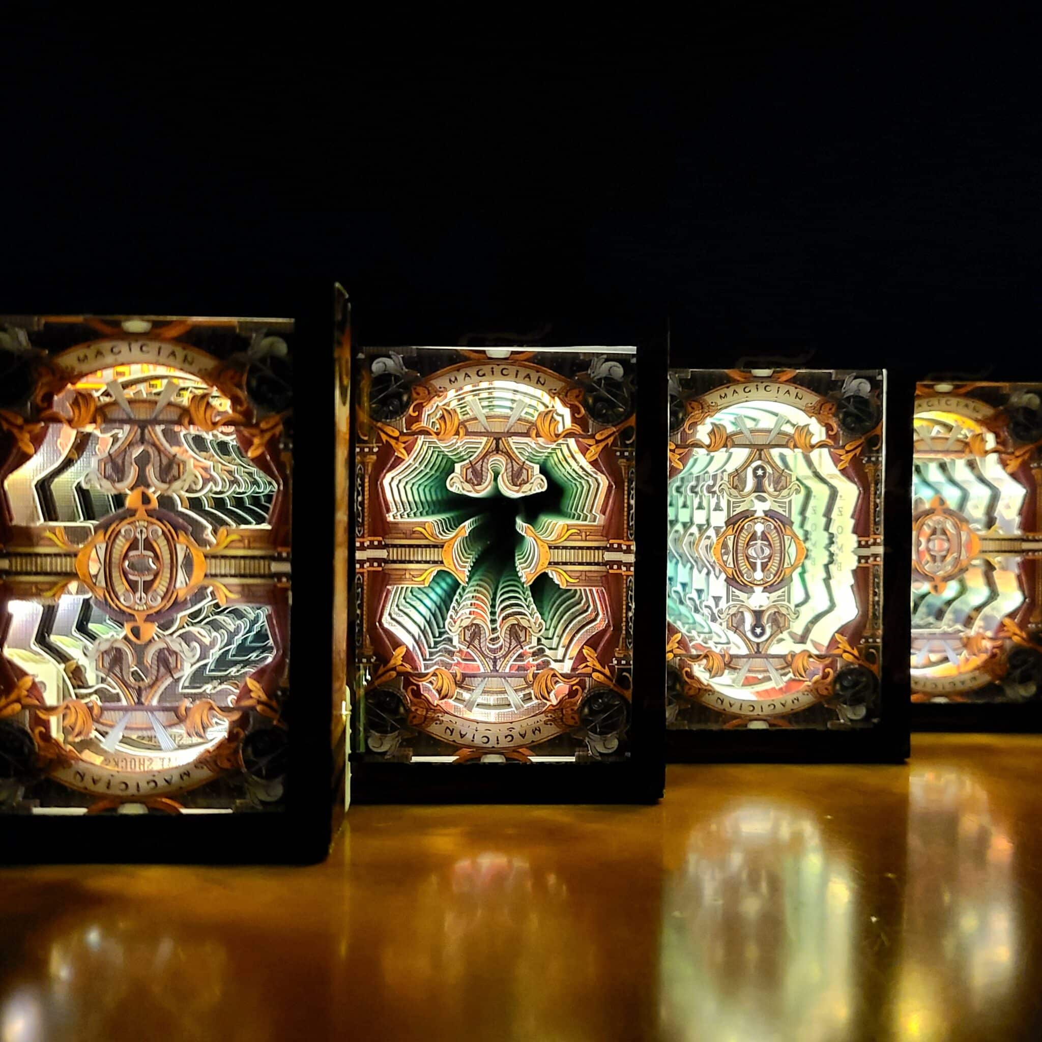 "Pure Magic" Infinity Cut w/ LEDs Playing Cards by 3Decks Designs | X ...