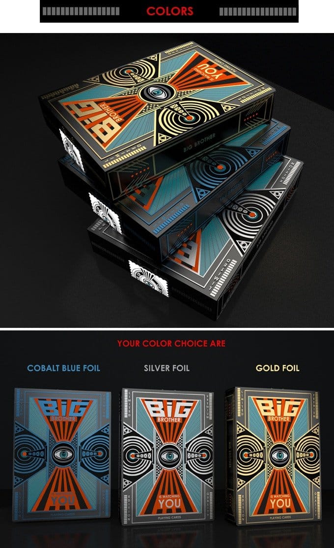 Big Brother Playing Cards (Gold) by Andy Kurovets/3rd dominion | X ...