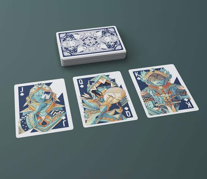 Vivid Kingdoms Playing Cards by Ten Hundred | X-Decks Playing Cards