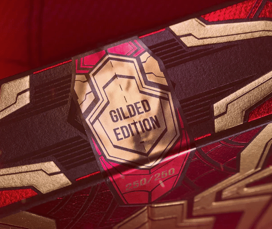 Spider-Man: No Way Home (Red Gilded) Playing Cards by Card Mafia | X ...