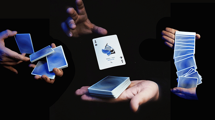 Mono - Xero: Chroma Edition (Blue) Playing Cards by Luke Wadey | X-Decks Playing Cards