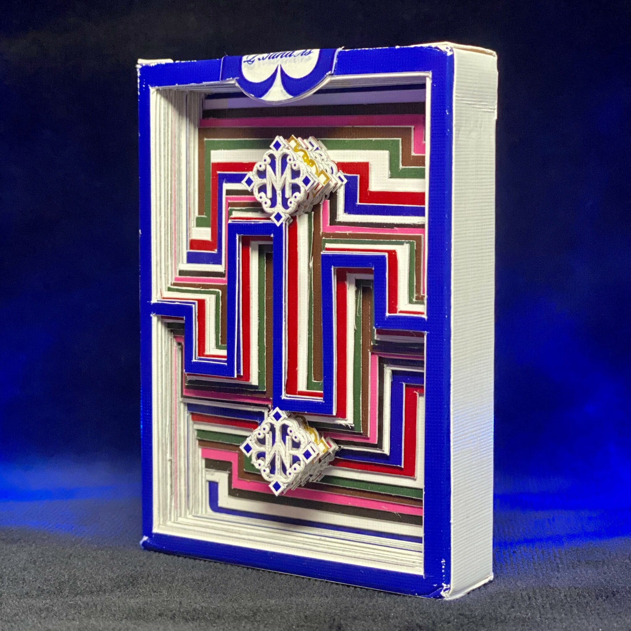 Madison Rounders BLUE carved playing cards by Victor de Urda | X-Decks ...