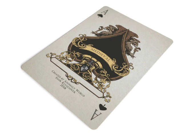 Medieval Gold Edition Playing Cards by Elephant & Egor Klyuchnyx | X ...