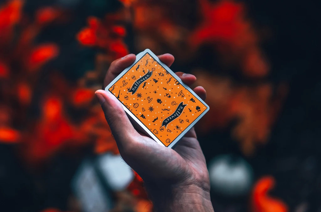 Fear Deck Orange V3 Playing Cards by Alex Pandrea | X-Decks Playing Cards